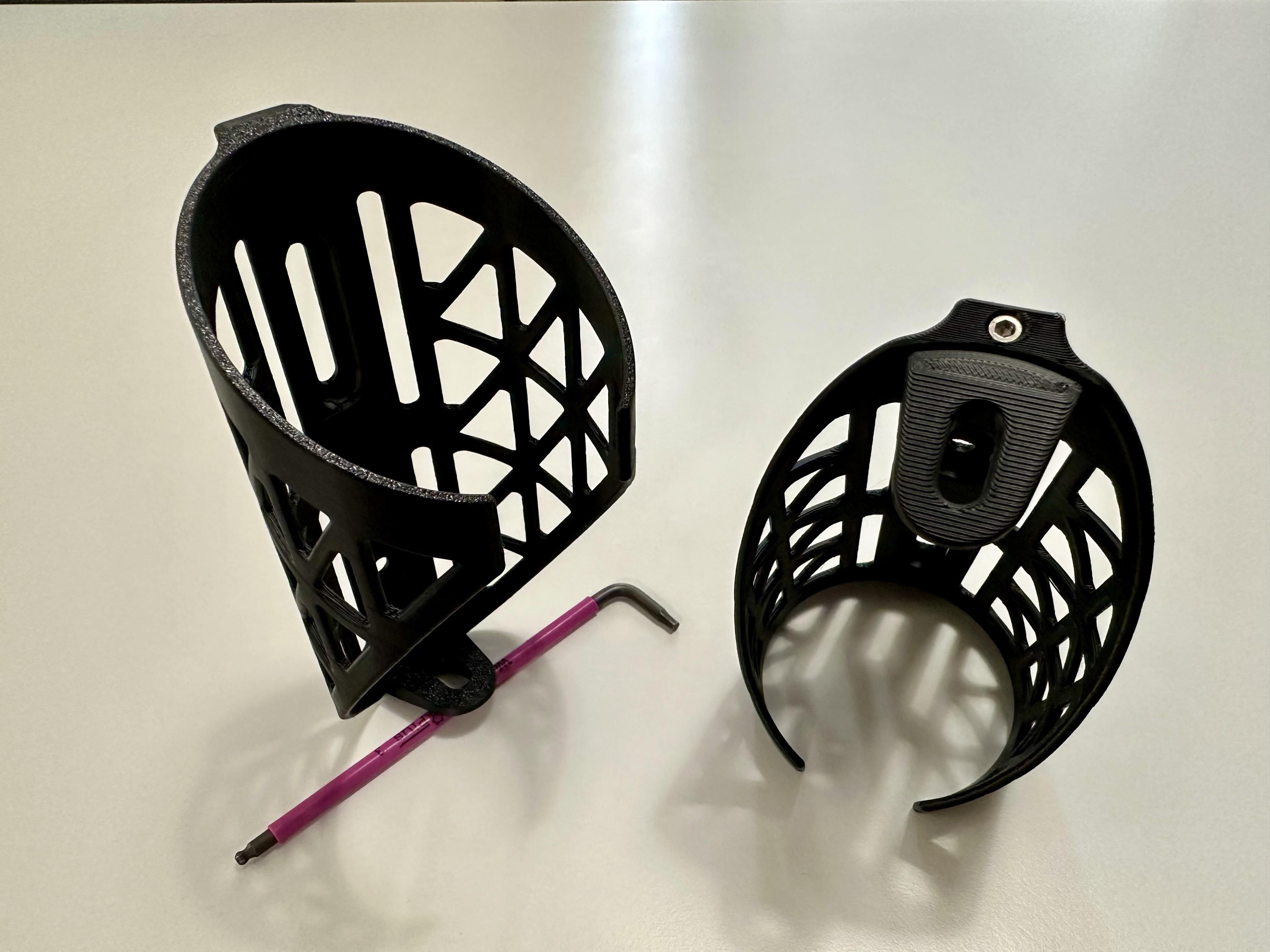 Bike Water Bottle Cage (Tall) V2 by Yureka | Download free STL model | Printables.com