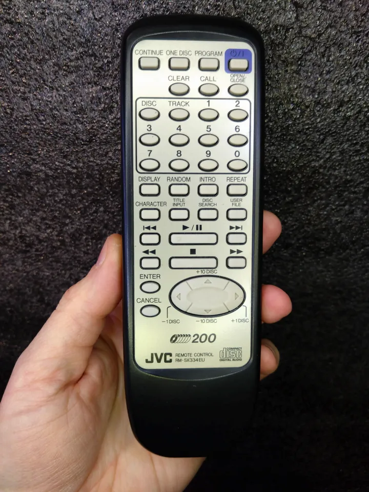 JVC RM-SX334 EU remote battery cover by Ravenwreck | Download free STL ...