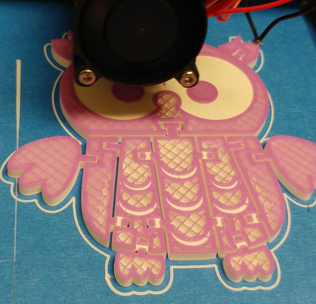 Flexi Articulated Owl by fixumdude | Download free STL model ...