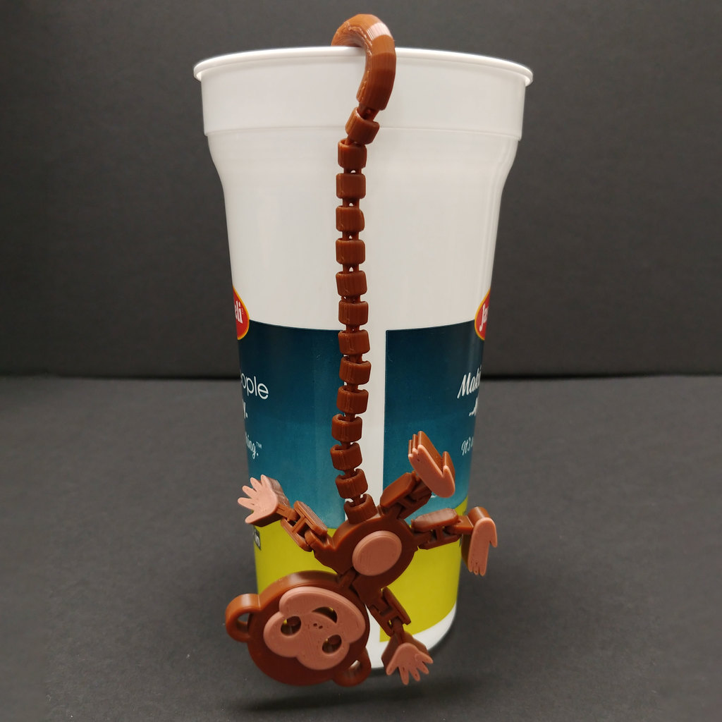Flexi Articulated Monkey (with updated tail) by fixumdude | Download ...