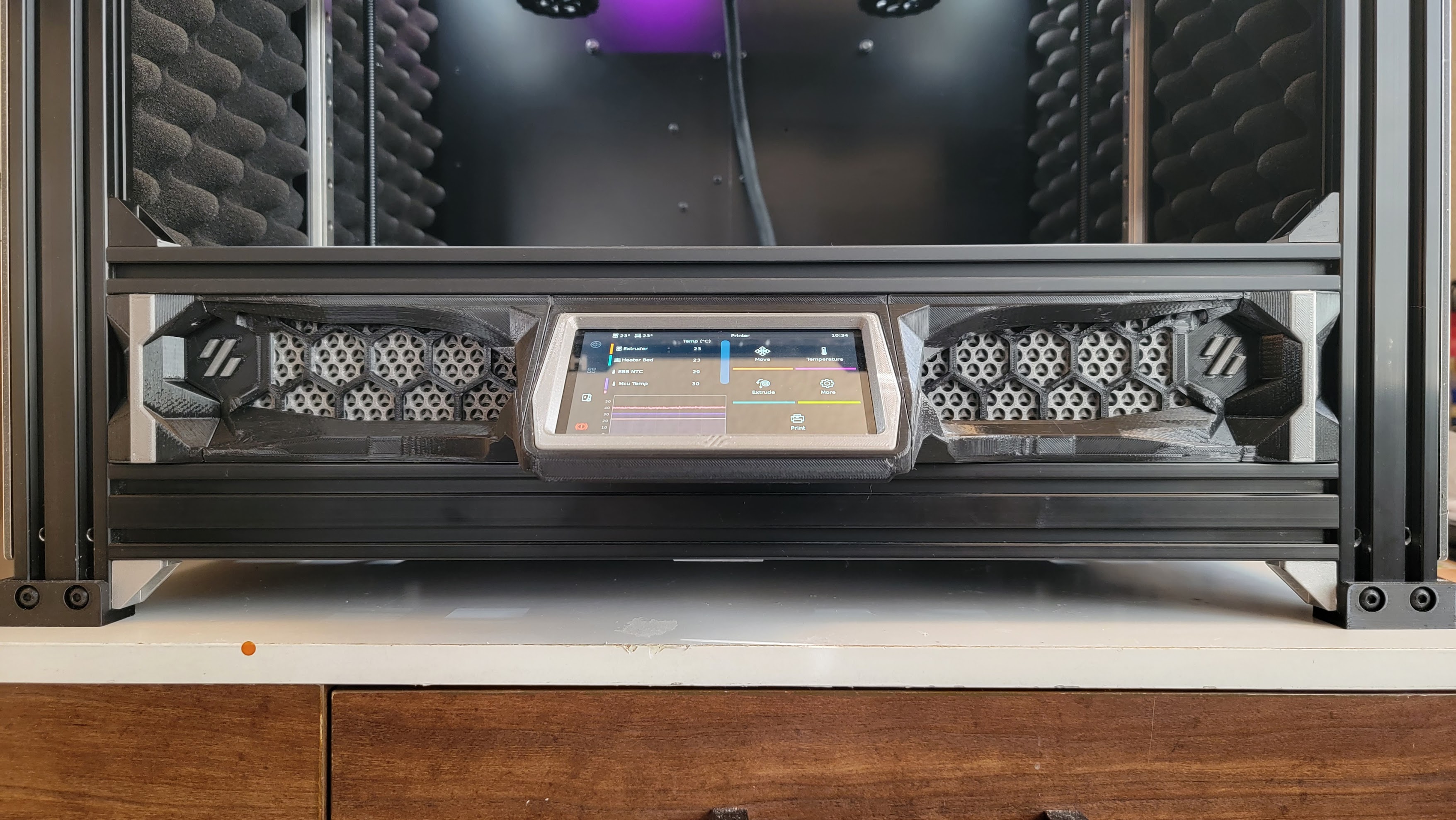 BLV MGN Cube Voron Style Front Panel by Chavo Style | Download free STL model | Printables.com