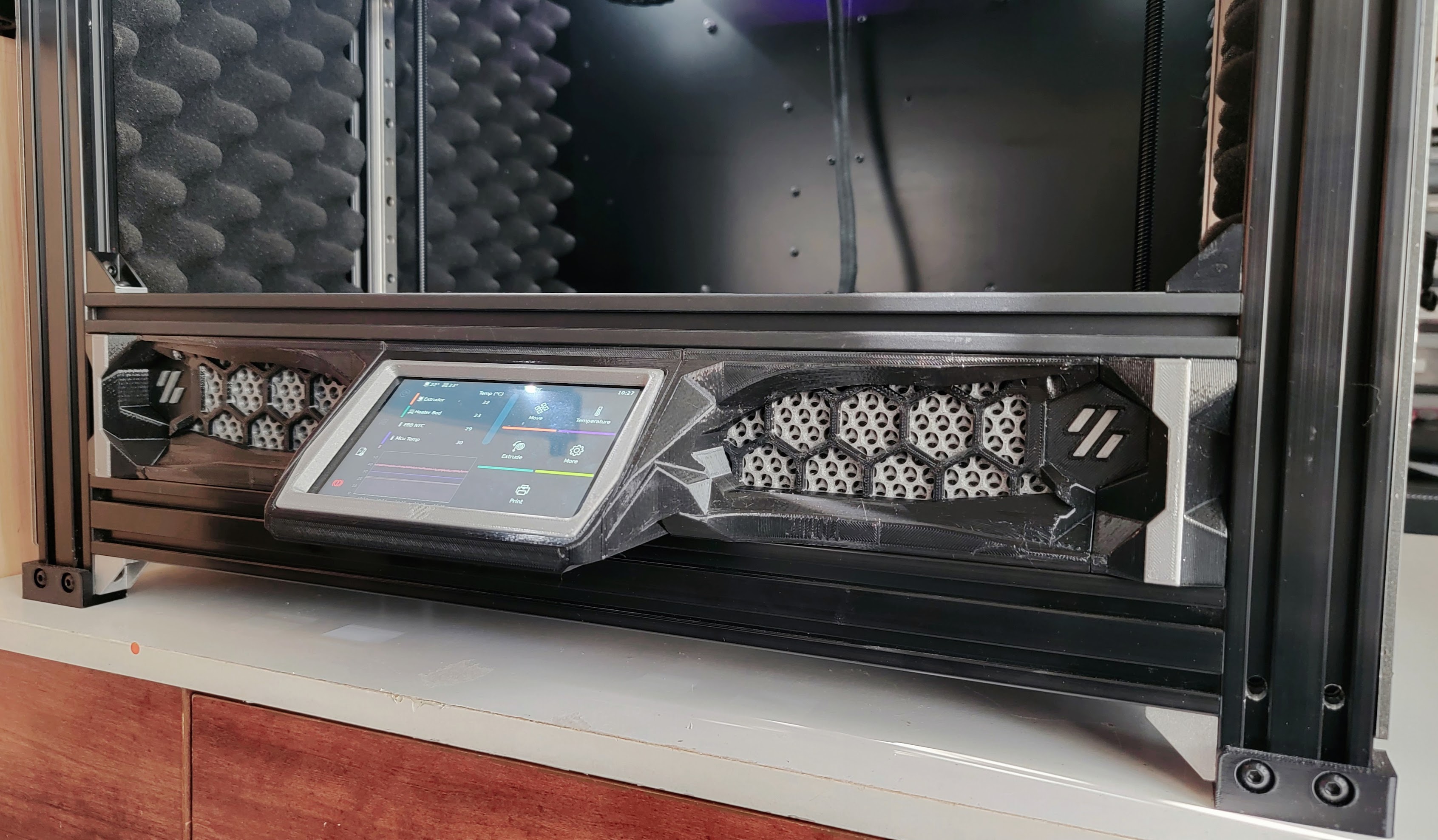 BLV MGN Cube Voron Style Front Panel by Chavo Style | Download free STL ...