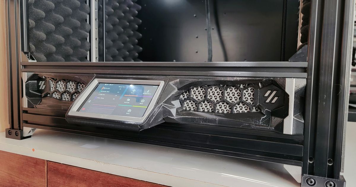 BLV MGN Cube Voron Style Front Panel by Chavo Style | Download free STL ...