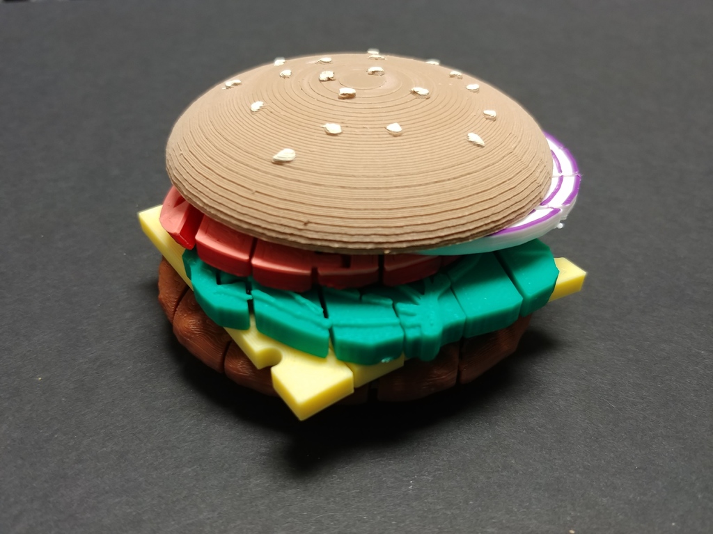 Flexi Burger by fixumdude | Download free STL model | Printables.com