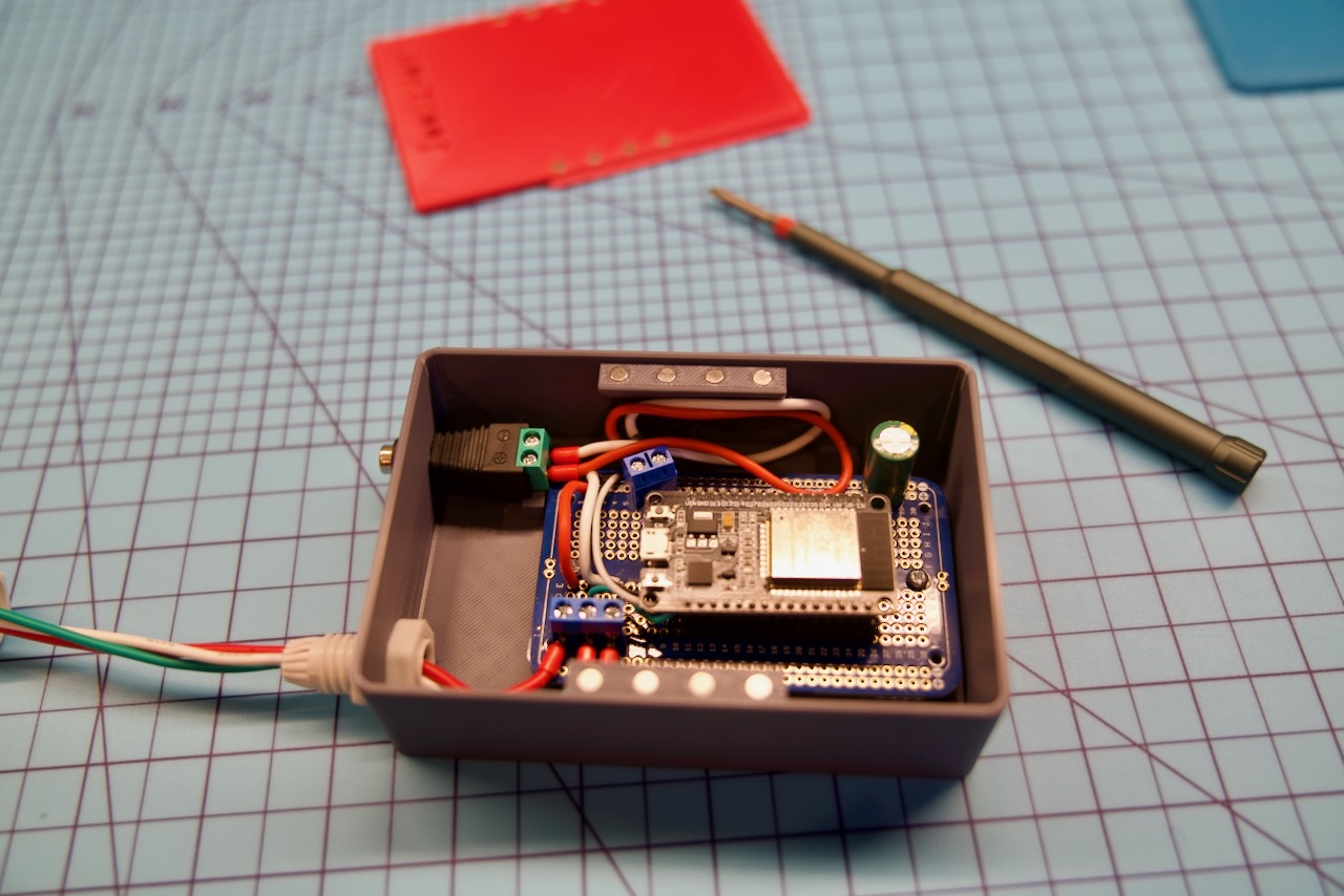 Wled Esp32 Holder Box With Magnet Lid By Roman Kiprin Download Free