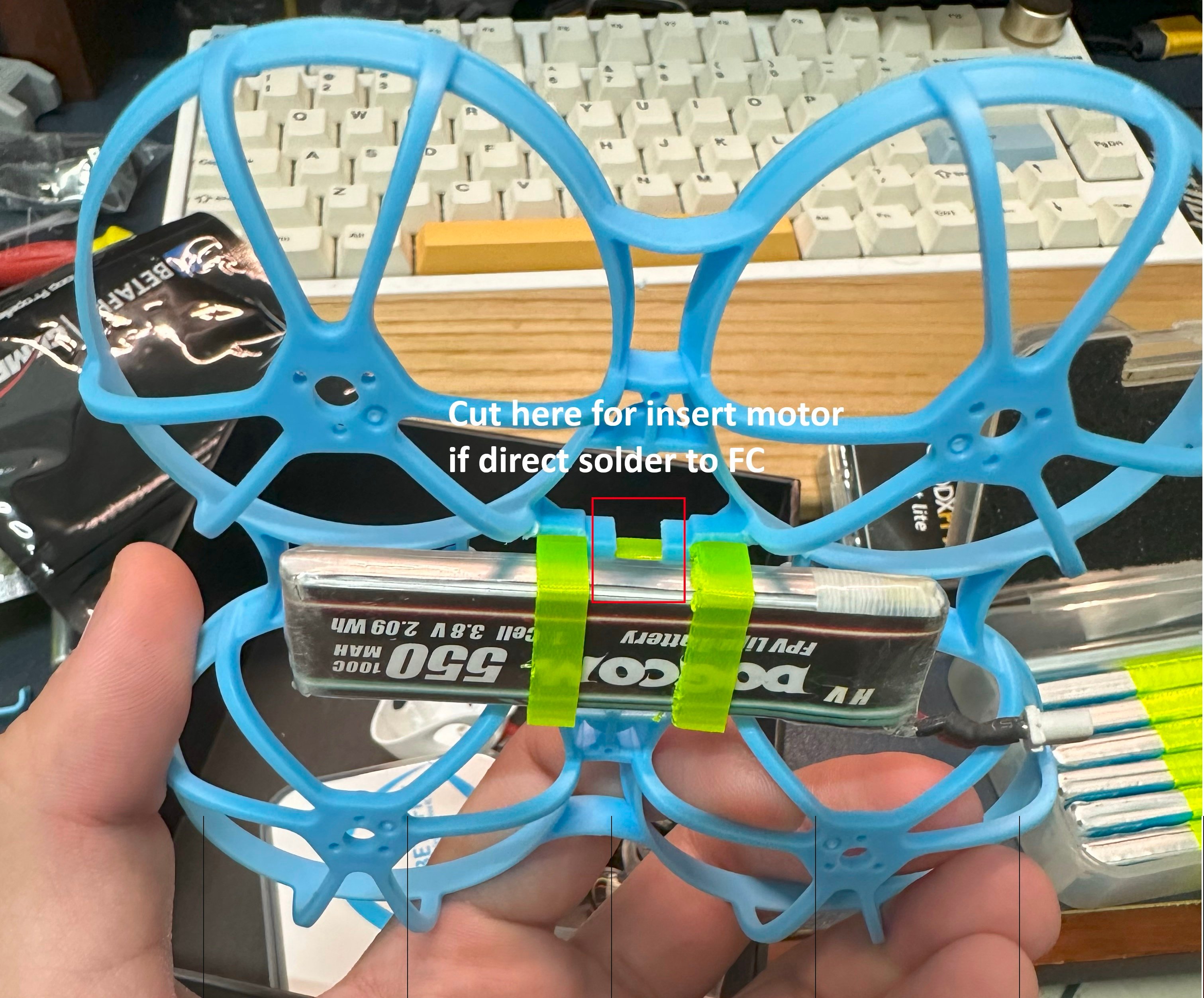 BetaFPV Meteor 75 75pro battery adapter by An Doan | Download free STL ...