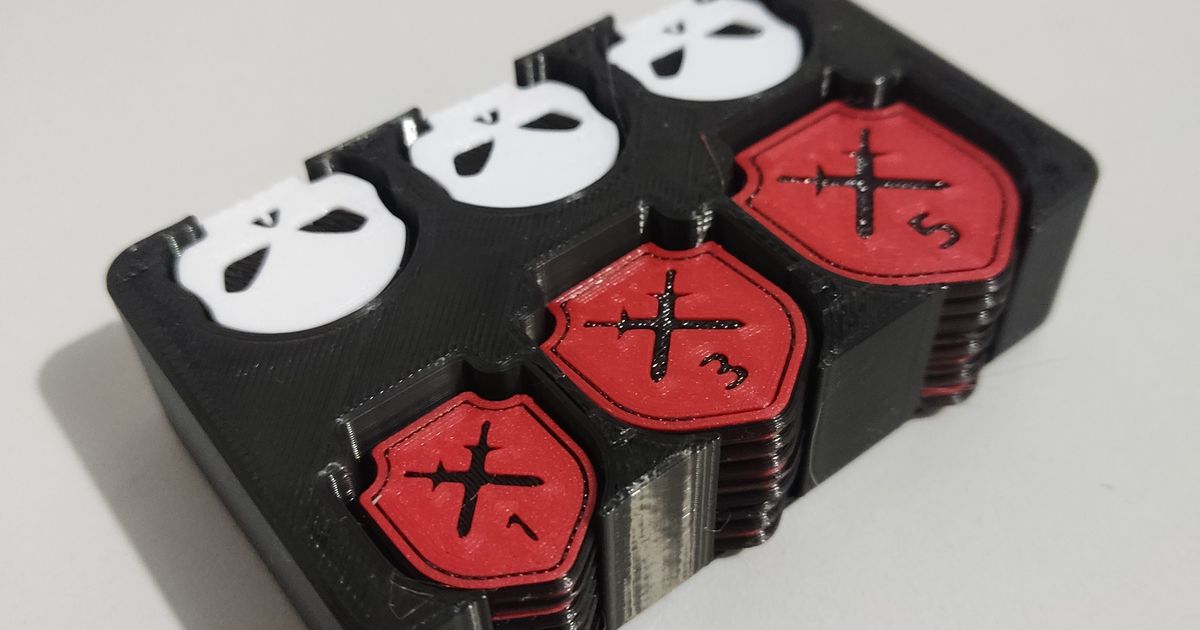 7 Wonders Battle Tokens by Lucas Ribeiro | Download free STL model ...