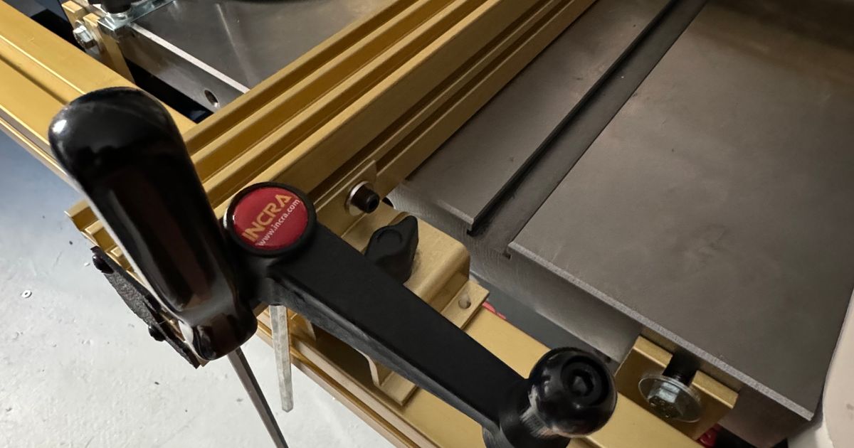 Incra Fence Tool Holder - Fence & Router by Tosh Taylor | Download free ...