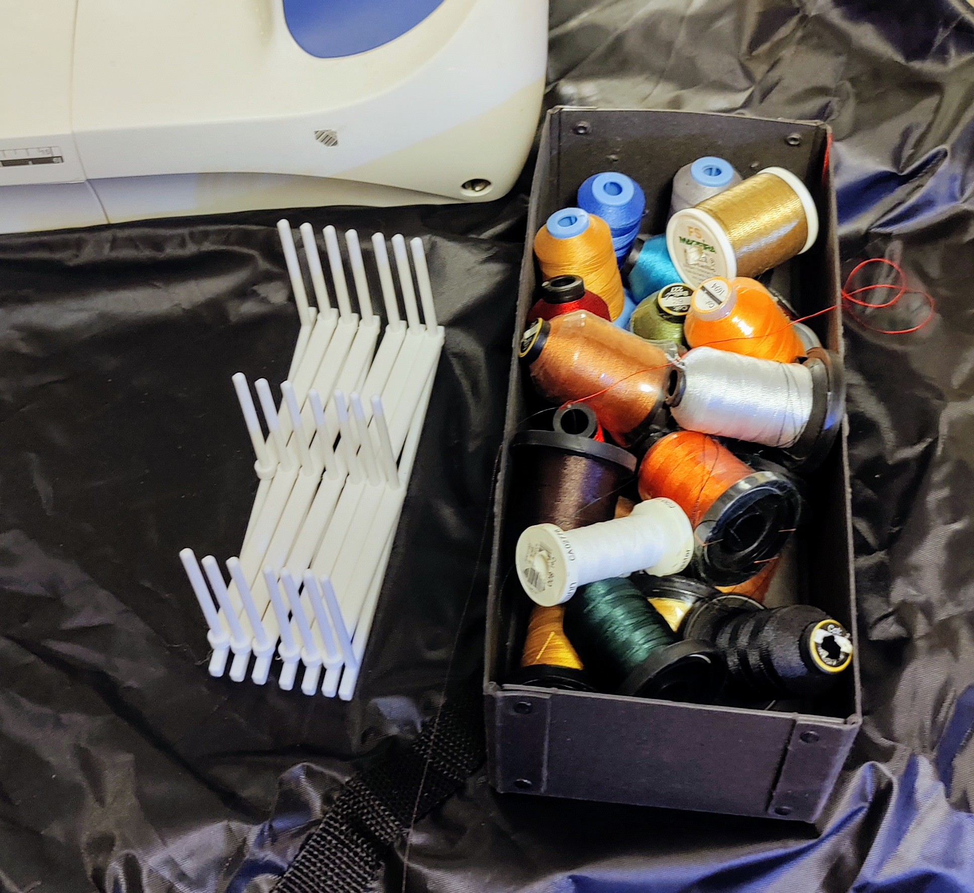 Modular Collapsible Spool Organizer Rack by Occasional craftsman ...