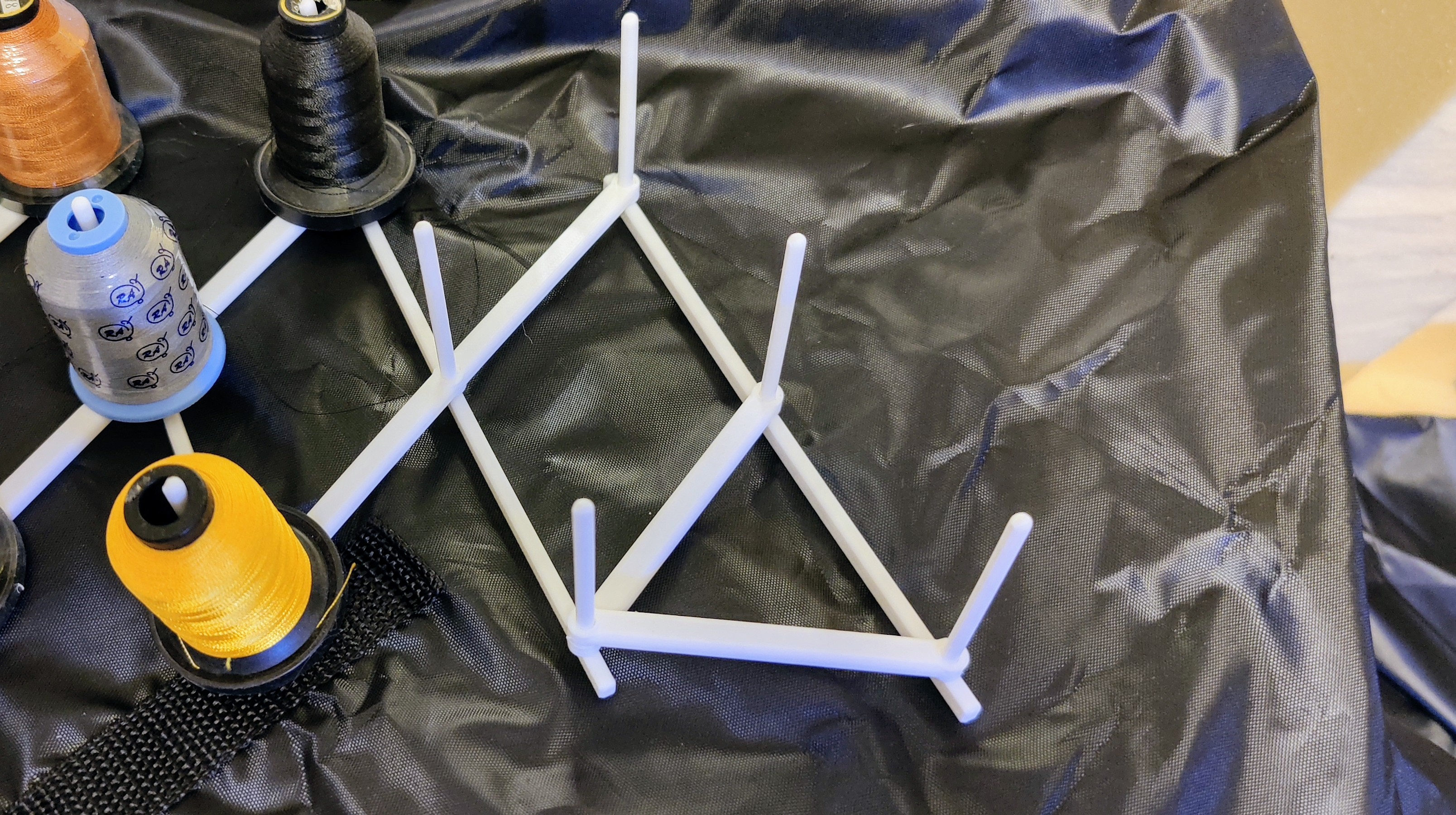 Modular Collapsible Spool Organizer Rack by Occasional craftsman ...