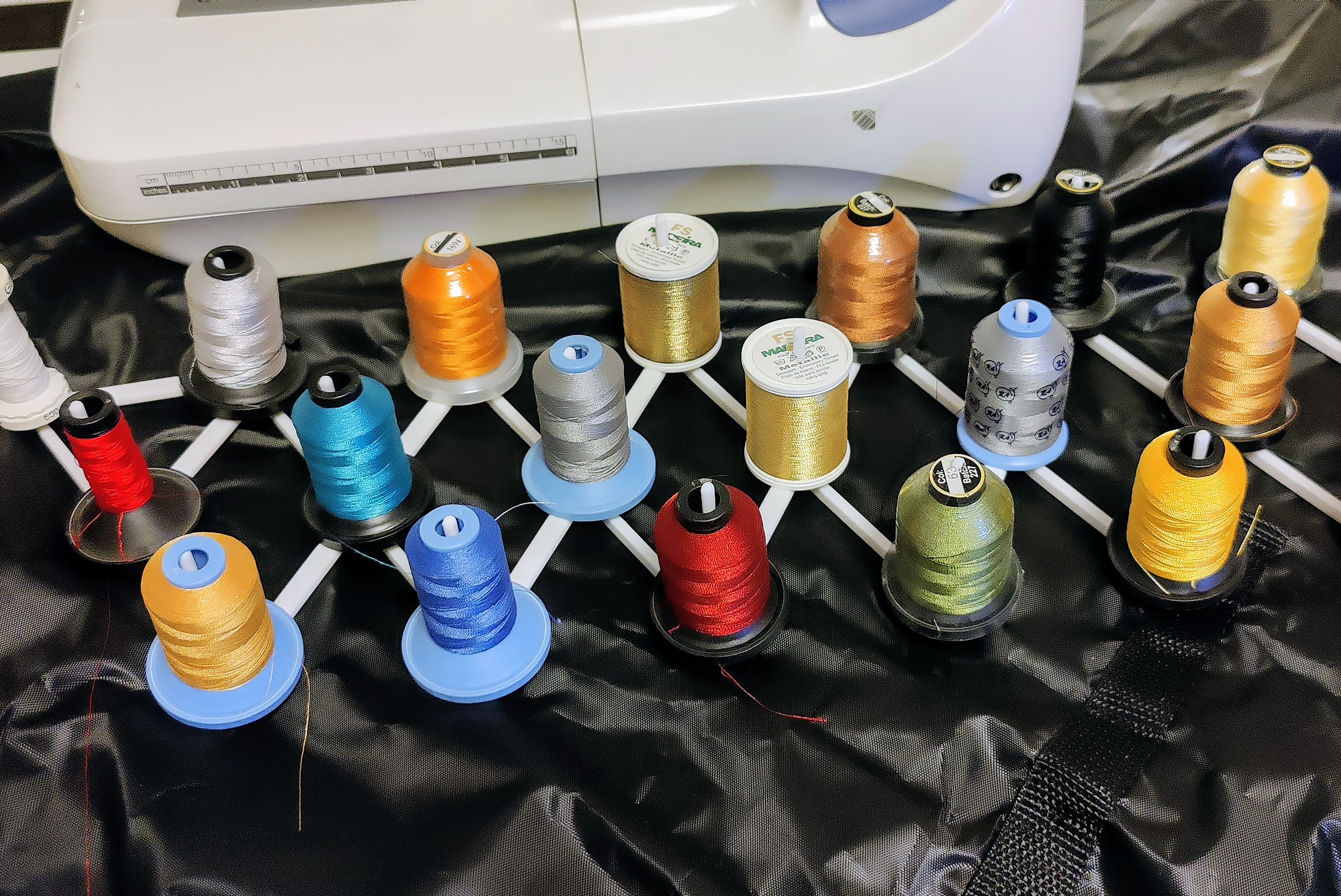 Modular Collapsible Spool Organizer Rack by Occasional craftsman ...