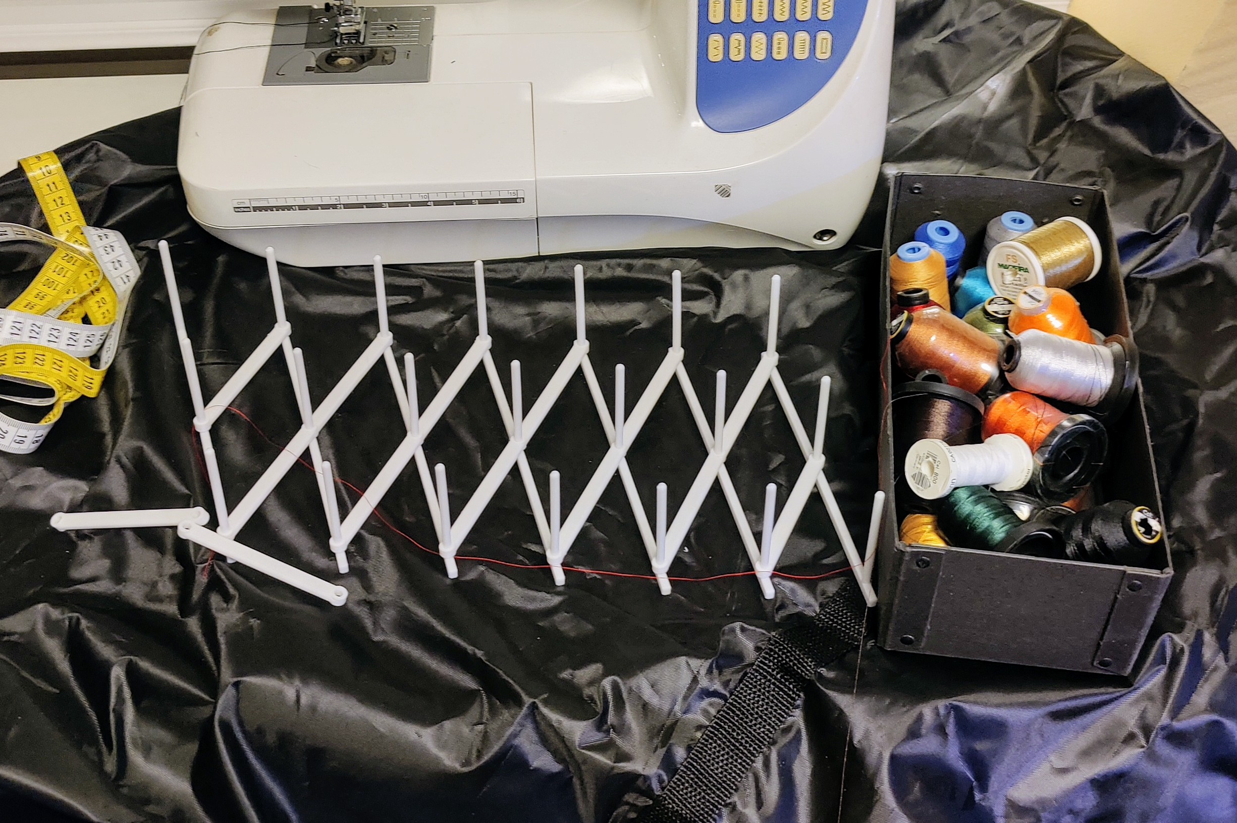 Modular Collapsible Spool Organizer Rack by Occasional craftsman ...