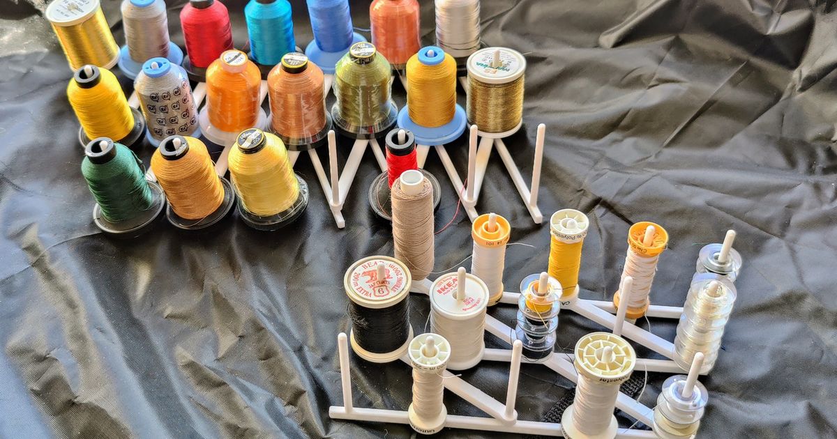 Modular Collapsible Spool Organizer Rack by Occasional craftsman ...