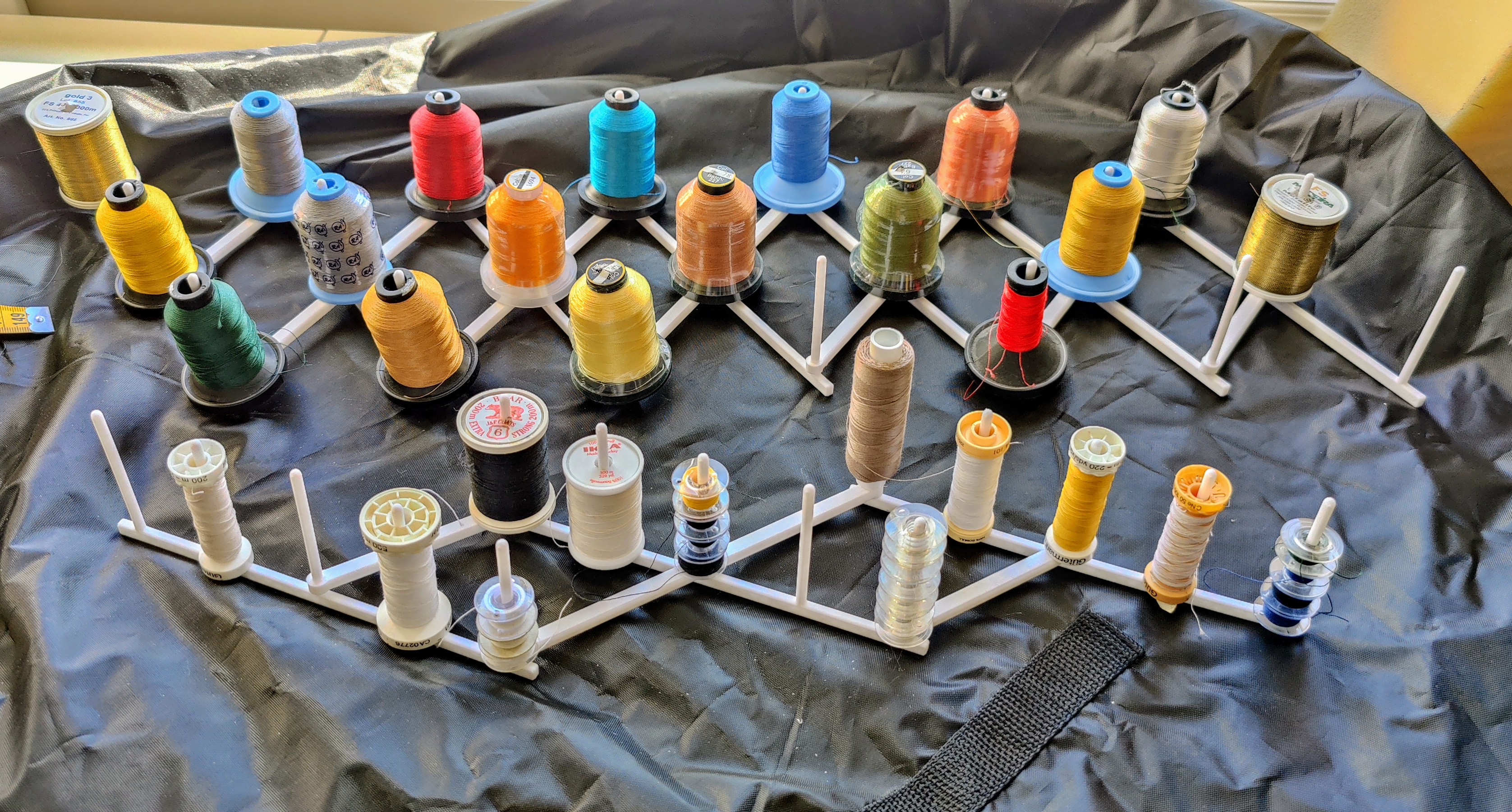 Modular Collapsible Spool Organizer Rack by Occasional craftsman ...