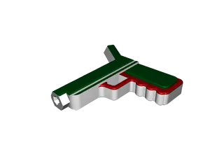 Spaghetti "Fun"-Gun / PASTA-Pistol by pr3mium.cola | Download free STL ...