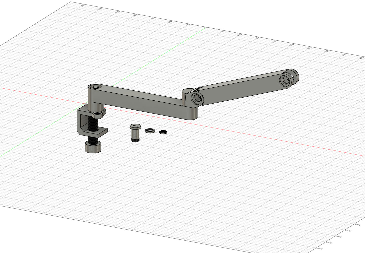 Low profile Mic Arm by NicolasB | Download free STL model | Printables.com