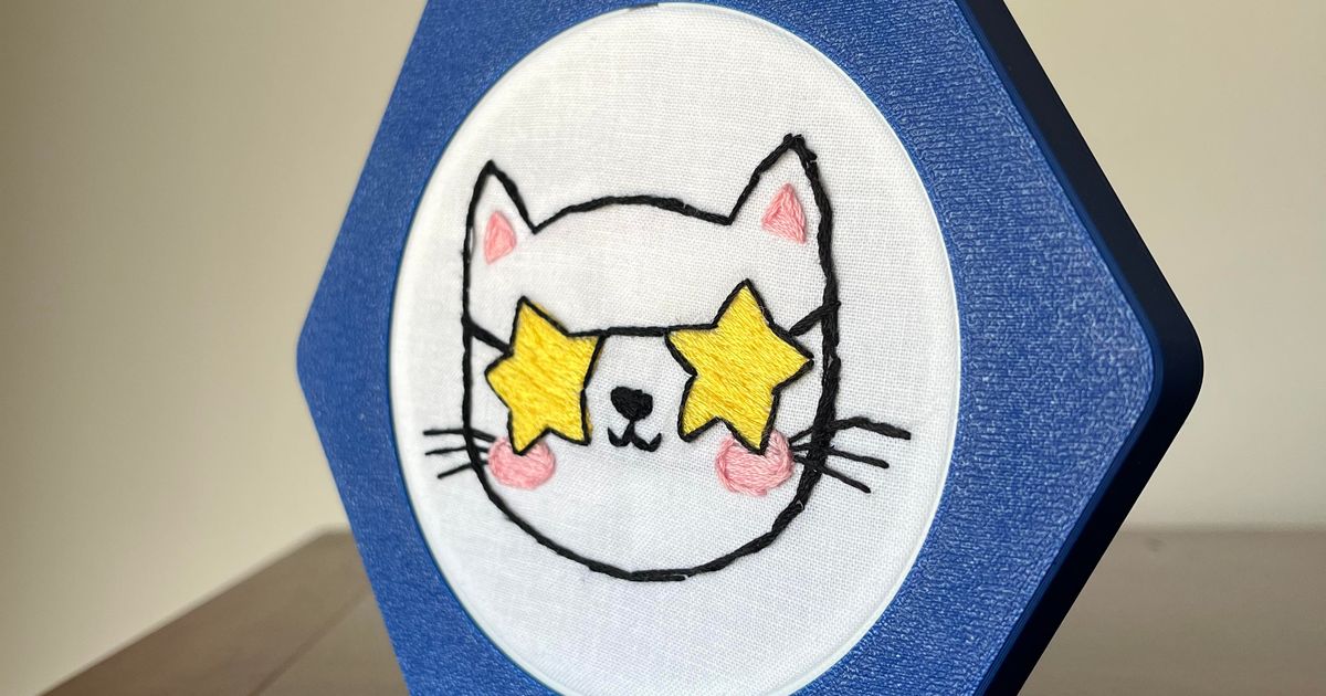 Embroidery 100mm hoop & Display boxes by EDnation | Download free STL ...