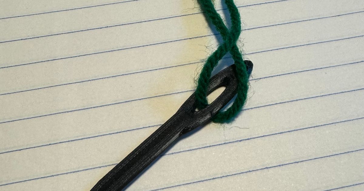 Sewing Needle (Yarn/Knitting) by T Hohn | Download free STL model ...