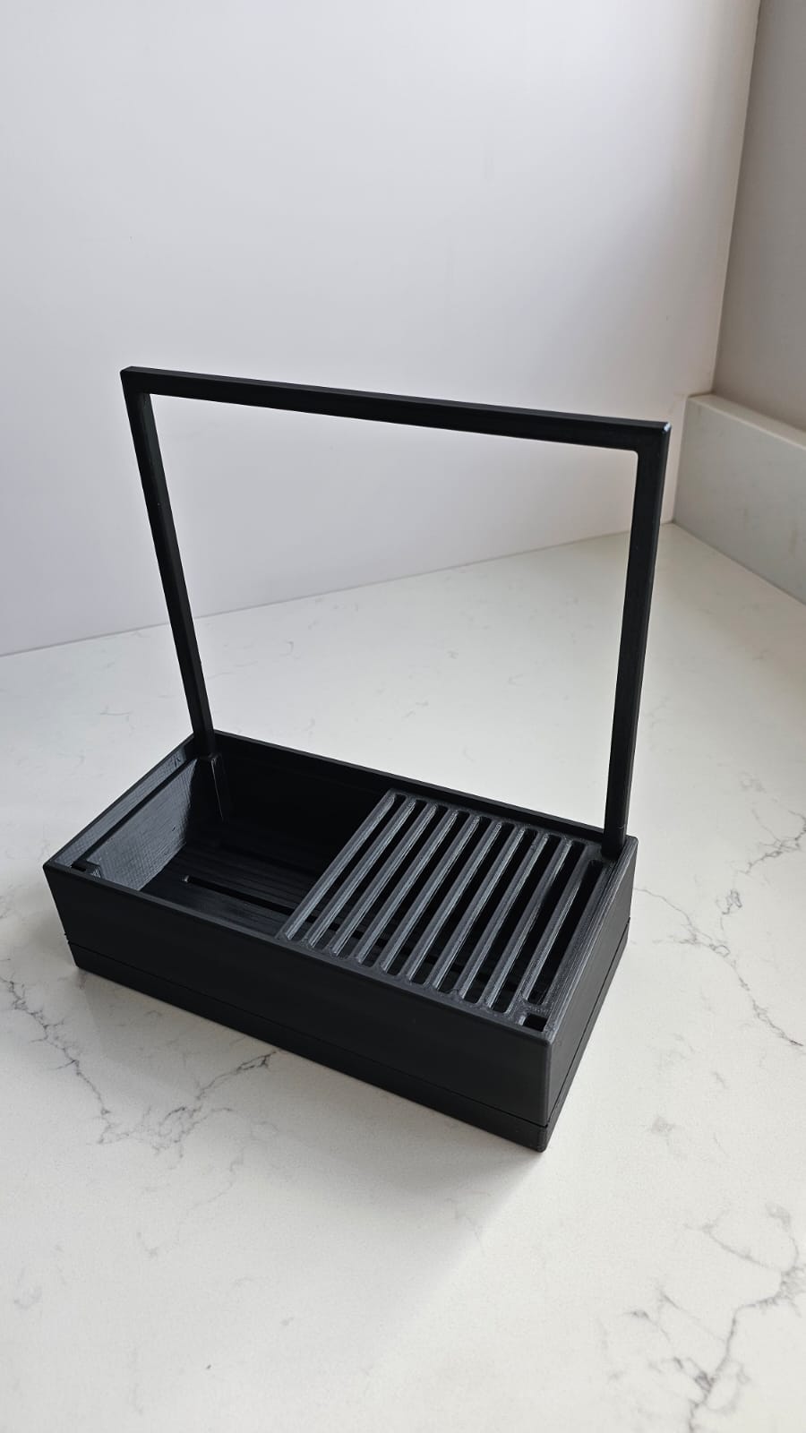 Modular kitchen sink caddy [REVISED] (cadquery parametric) by NelisW ...