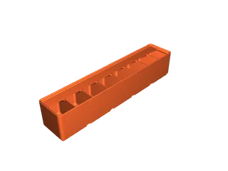 Spacesaving Gridfinity 5(8)x1 container for M4 and M5 screws, nuts ...