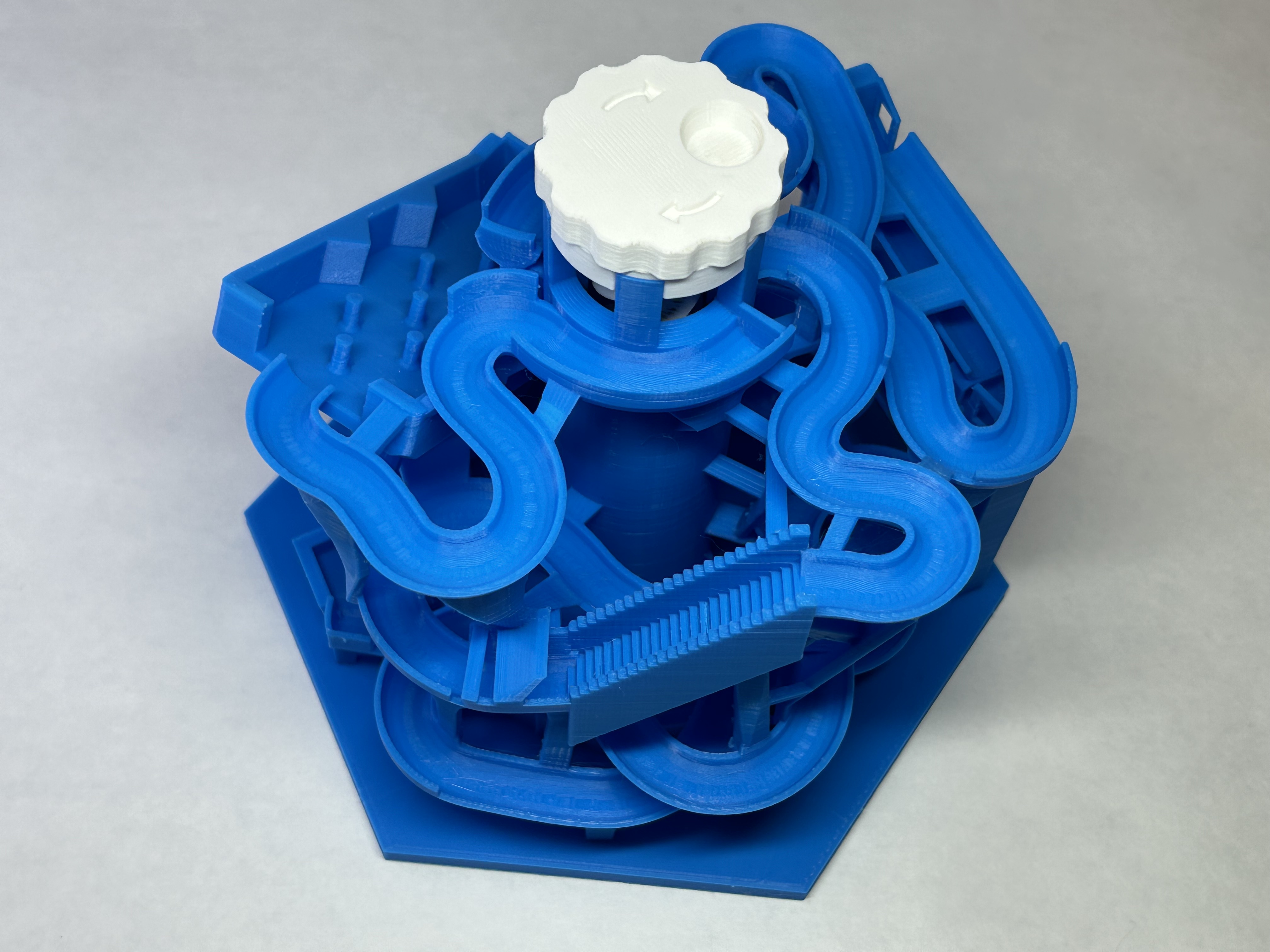 Apex - A 3D Printed Marble Machine by Elegant Marble Machines ...
