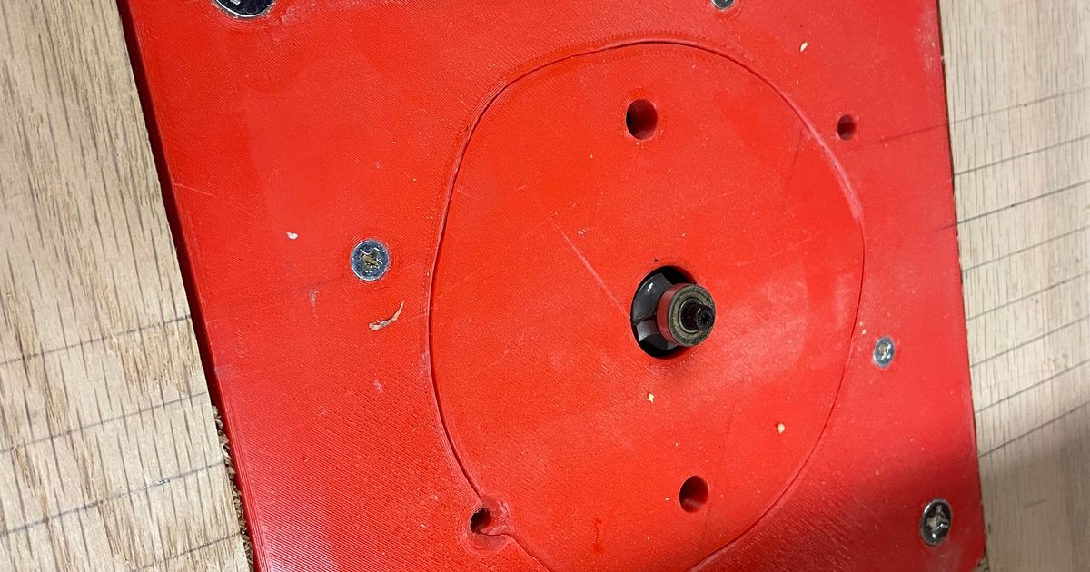 Router plate system Bosch 1617 (RA1165 Base) von jkoether | Kostenloses ...