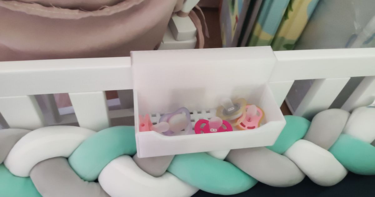 Pacifier bed container box by sttal | Download free STL model ...
