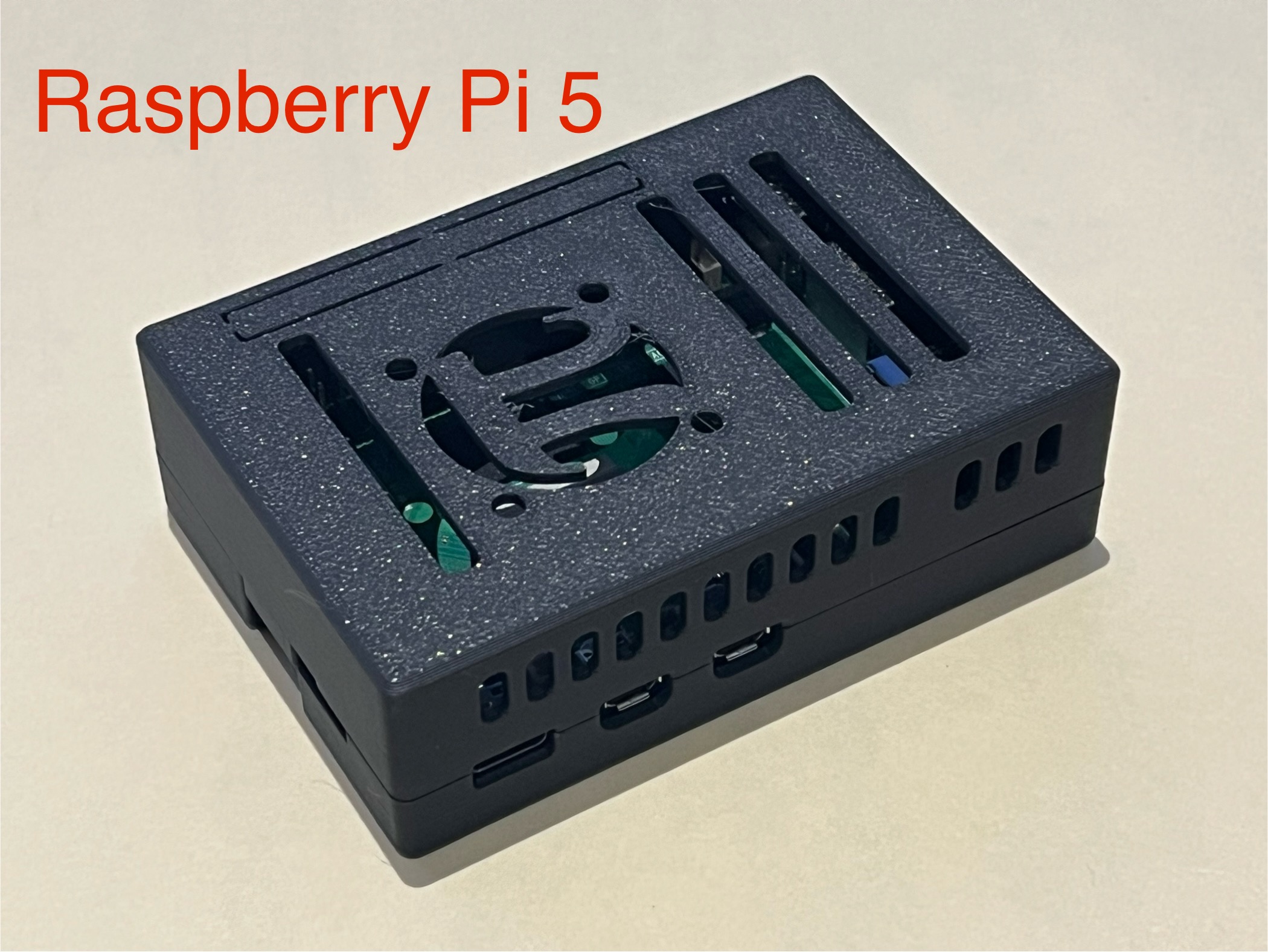 Raspberry Pi 3B/4/5 Case with fan by locomoco | Download free STL model ...