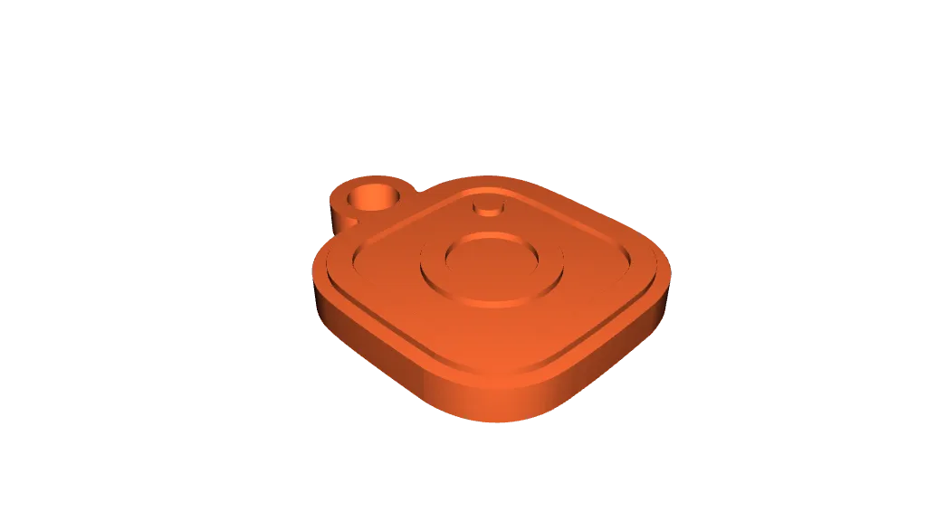 Instagram Keychain by MrViddy | Download free STL model | Printables.com