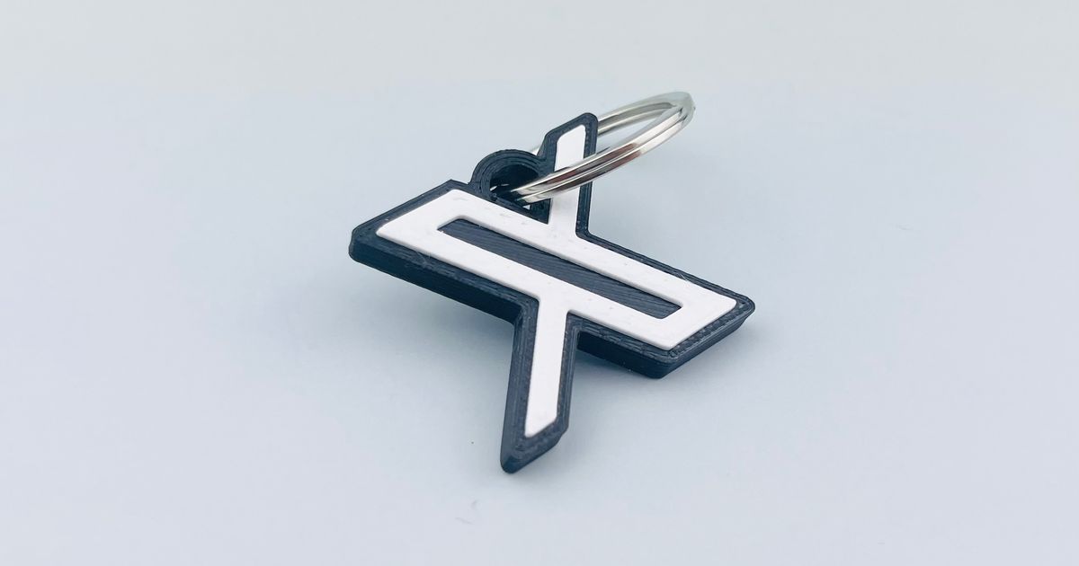 X Keychain by MrViddy | Download free STL model | Printables.com