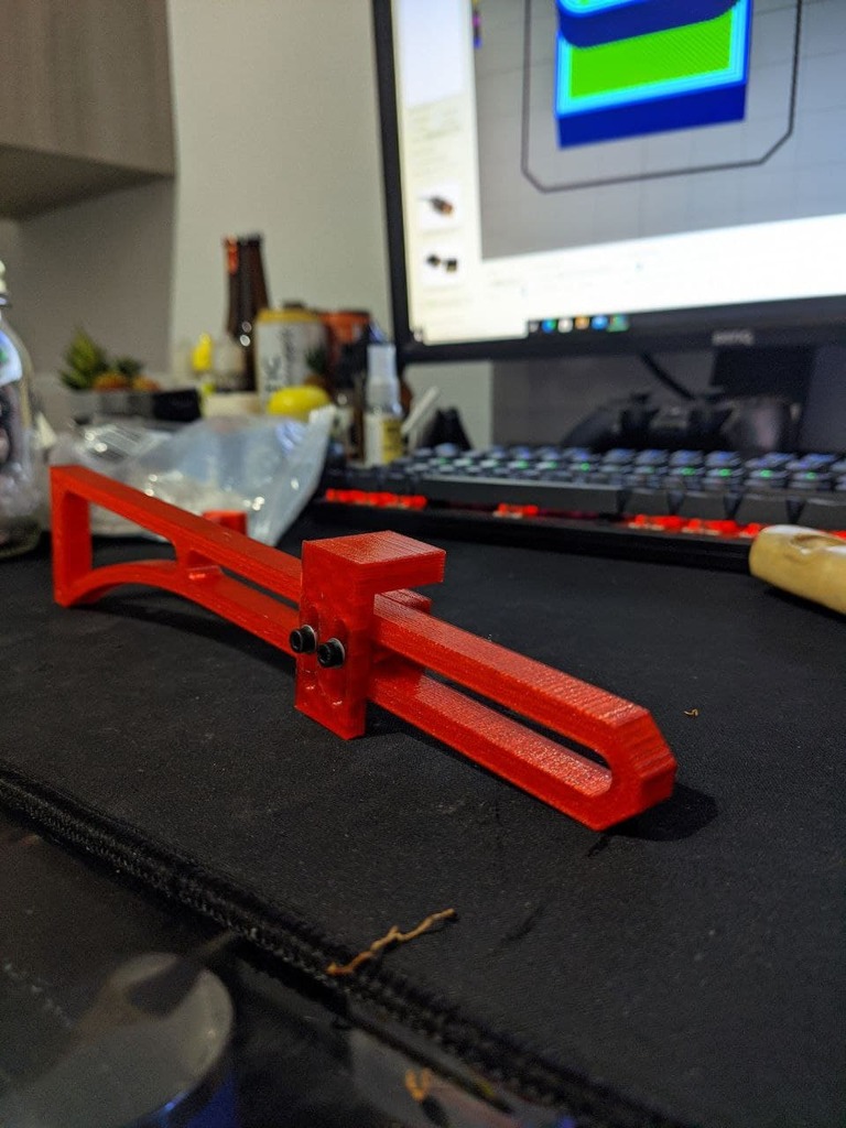 Adjustable GPU Support Bracket V3 by Simone | Download free STL model ...