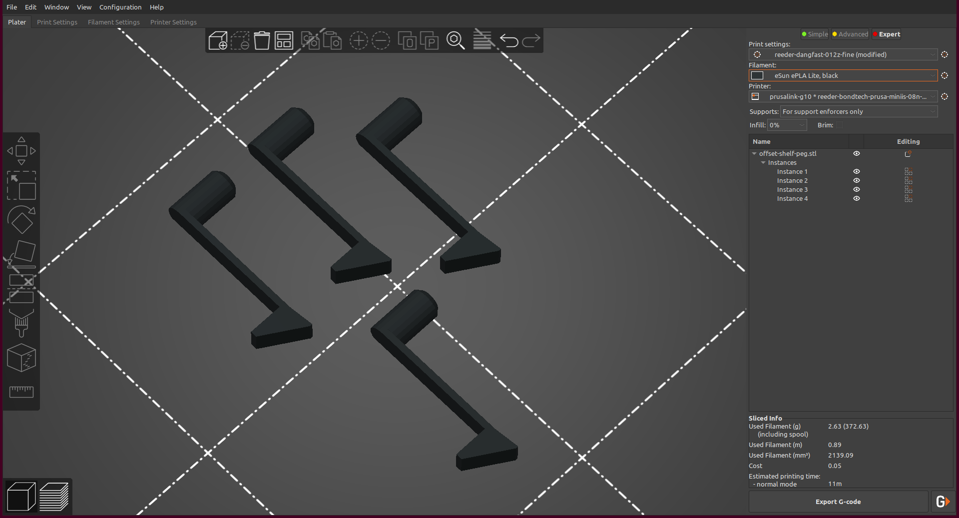 Offset Shelf Pegs by Jérémy Reeder | Download free STL model ...