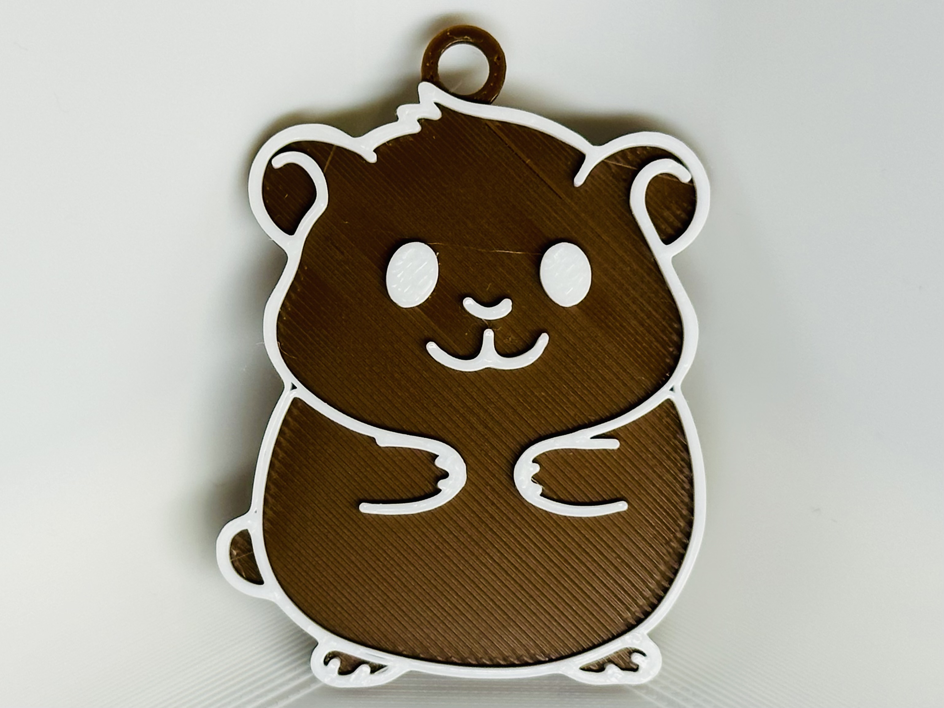 Cute Hamster Keychain by Nolan3D | Download free STL model | Printables.com