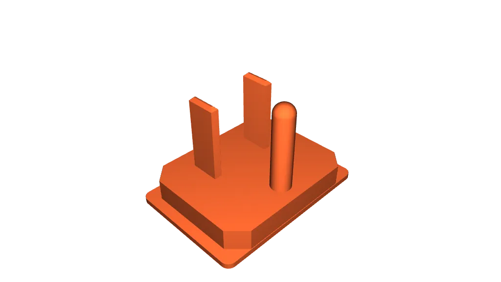 3-Prong Power Outlet Plug Cover (Type B) by electromechanick | Download ...