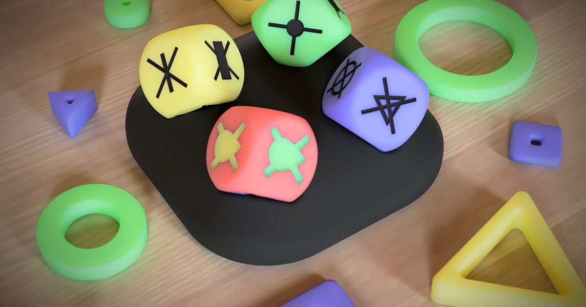 Roll-a-Shape - A Dice-Driven Shape Matching Game for Children by Jorge ...