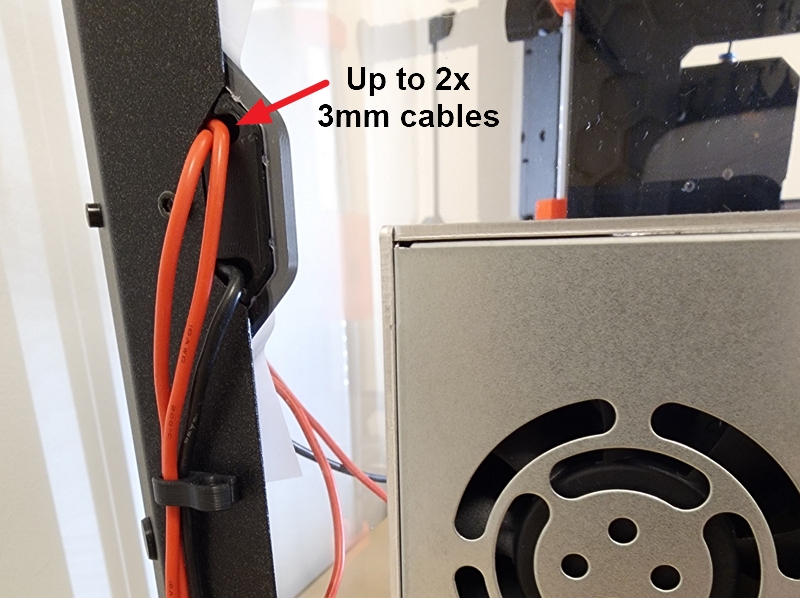 #0143 Cable Inlet Cover - Up to 4 Cables, Original Prusa Enclosure (OPE ...