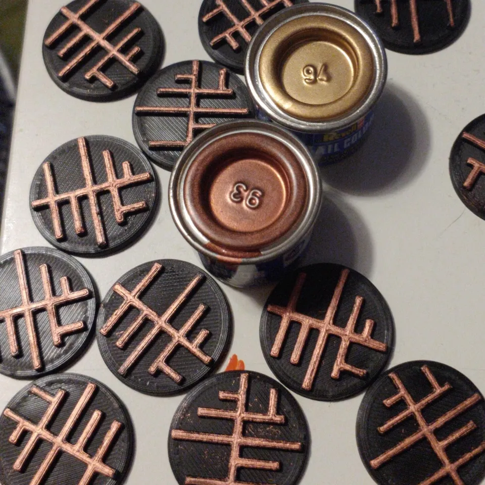 loss button/token by EAGLE_GAMES | Download free STL model | Printables.com