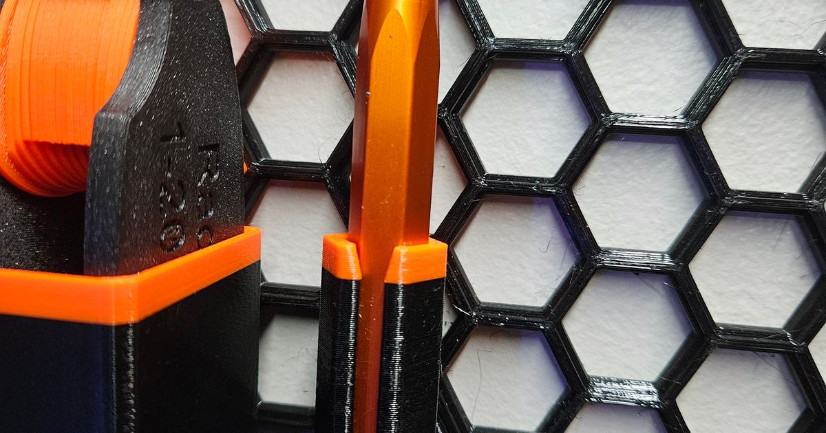 Ruthex deburrer support_Honeycom Wall by F3DX | Download free STL model ...