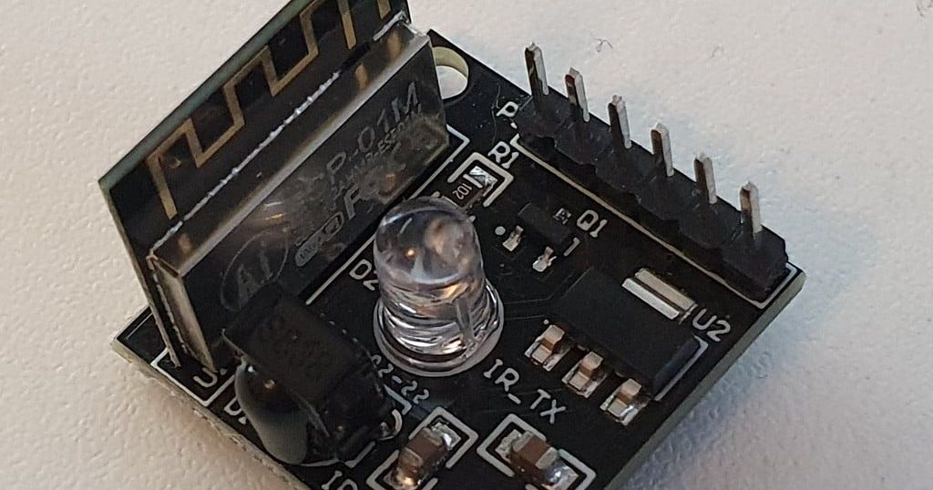 Case for ESP8285 ESP-01M IR Infrared Transmitter Module by Sebastian ...