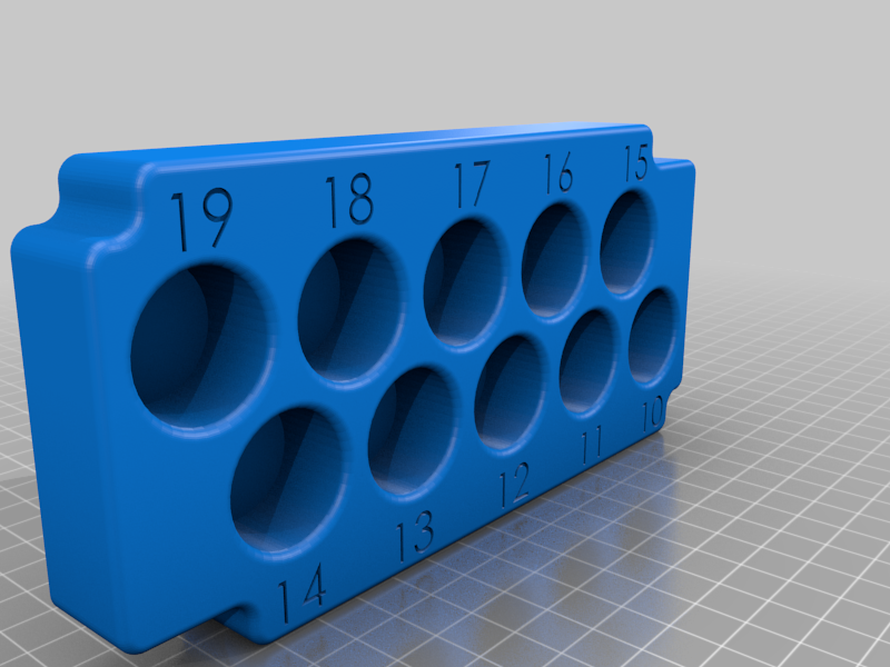 Icon 3/8 Impact Swivel Socket Holder by 3dgar | Download free STL model ...
