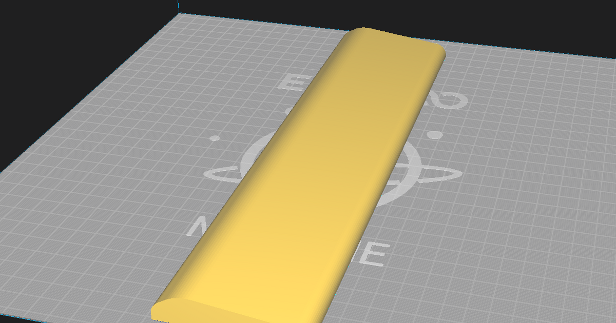 60% Keyboard Wrist Rest with Bumpon Support by Kackos | Download free ...