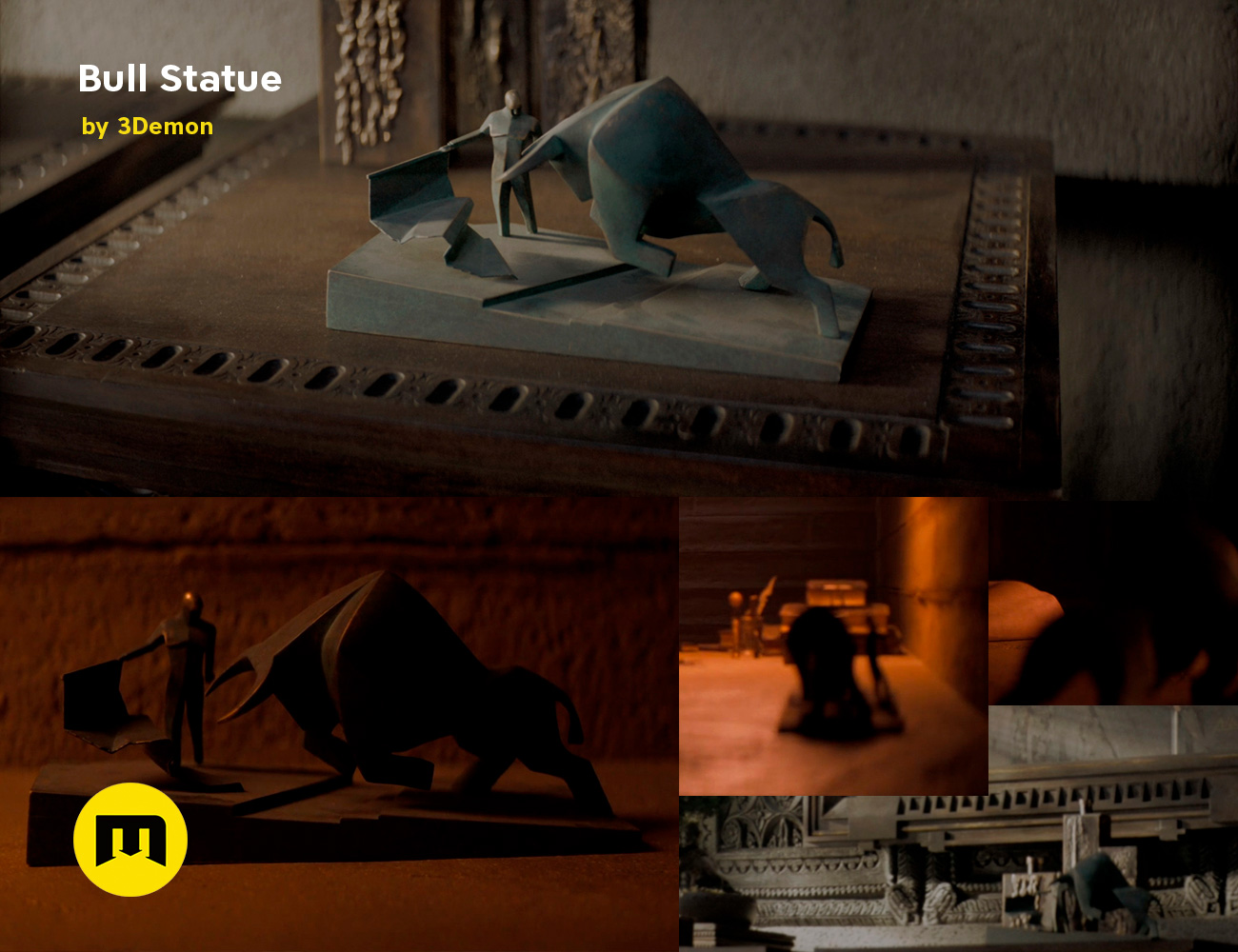 Dune Bull Statue - Atreides Bullfighter por 3Demon | Tienda de Printables