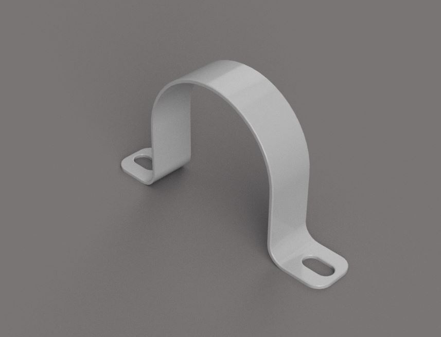 U-Pipe Strap Clamp-2 Holes 50/60/80/100mm Diameter by BasementLAB ...