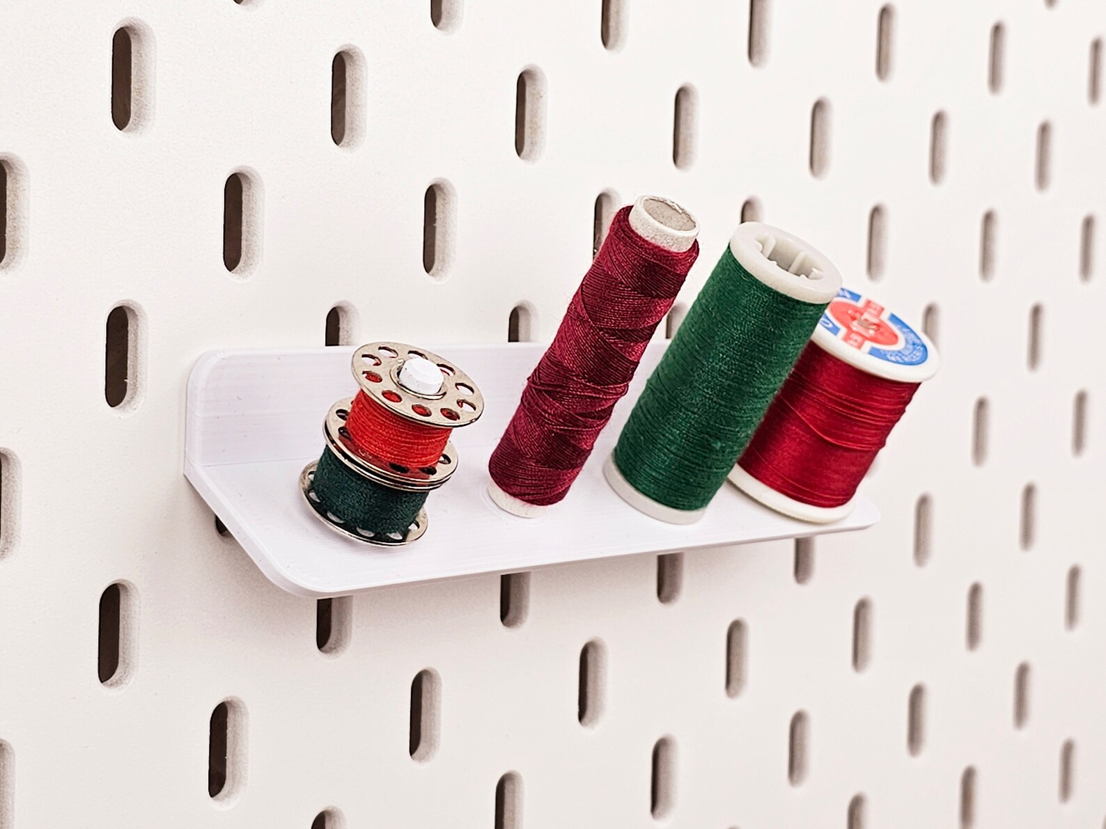 Thread Spool Organizer for Ikea Skadis Pegboards - 6.2mm Diameter par ...
