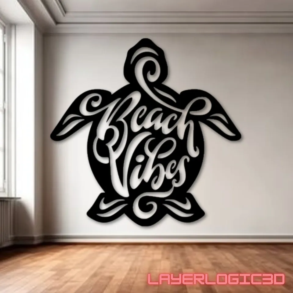 Beach Vibes by LayerLogic3D | Download free STL model | Printables.com