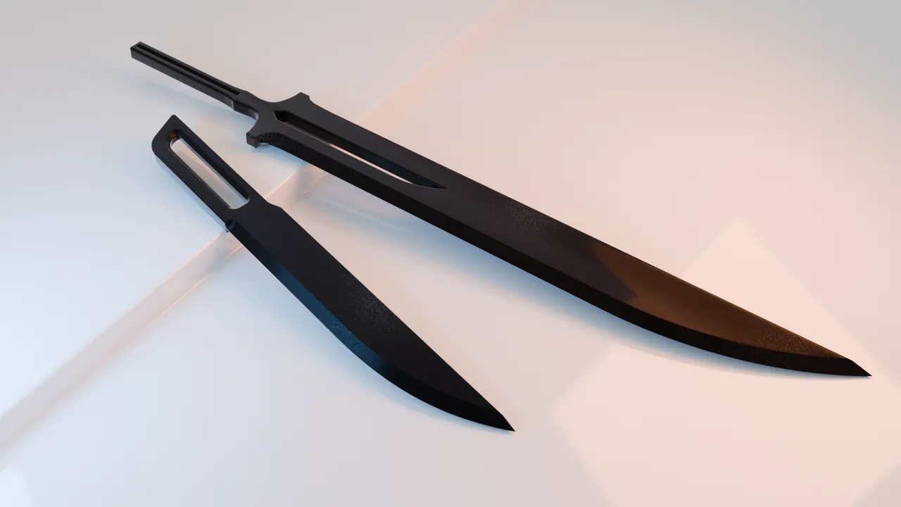 True Shikai Zangetsu keychain by Em_anu_3D | Download free STL model ...