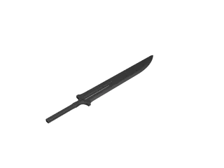 True Shikai Zangetsu keychain by Em_anu_3D | Download free STL model ...