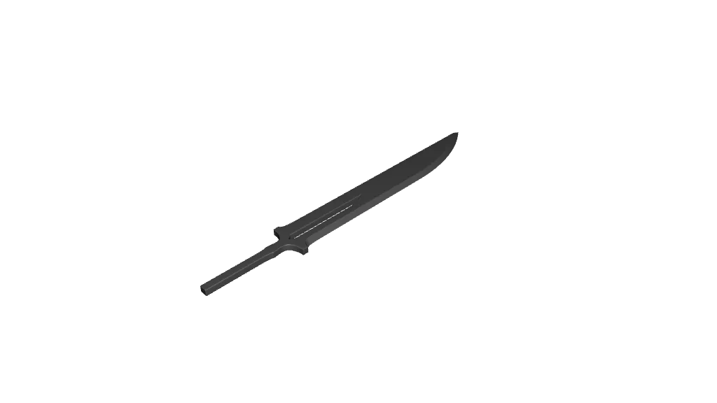 True Shikai Zangetsu keychain by Em_anu_3D | Download free STL model ...