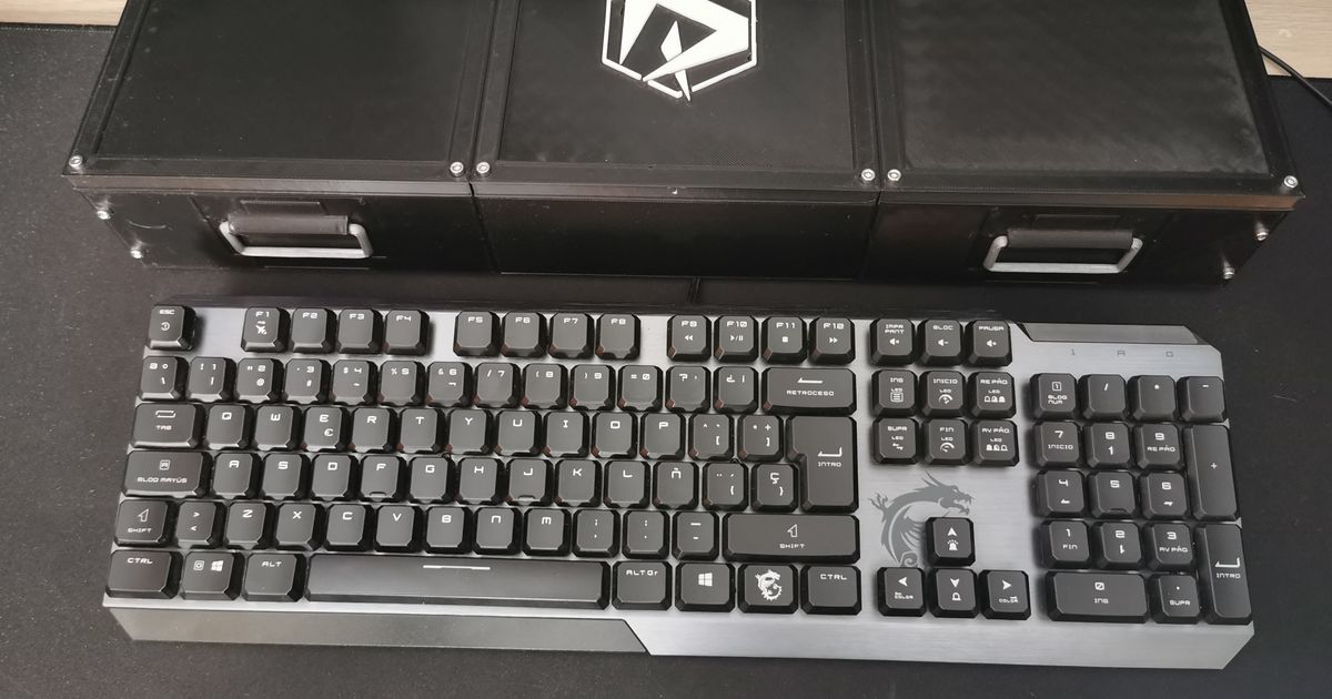 Military Keyboard Cover by Dexelon | Download free STL model ...