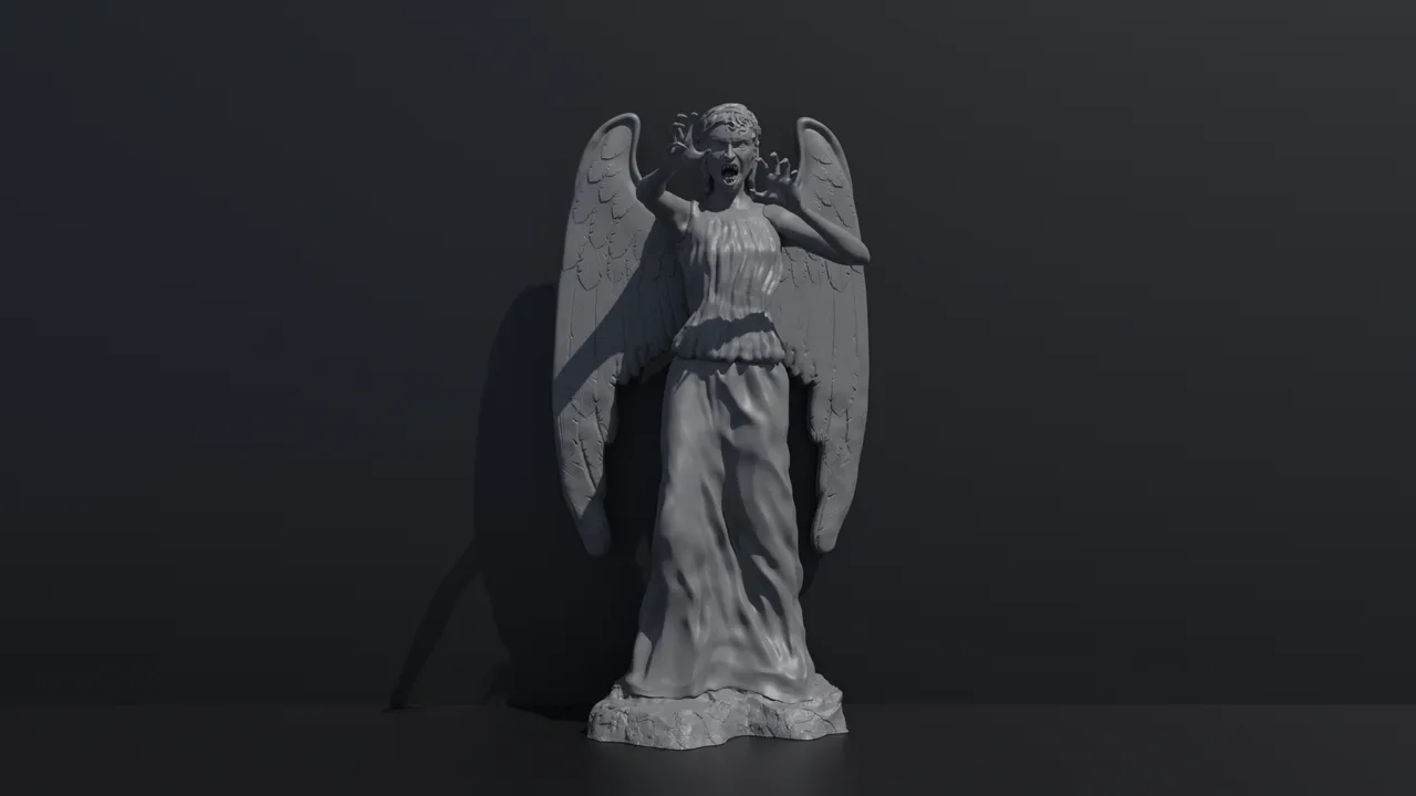 Weeping Angel Statue Replica
